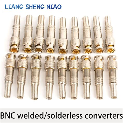 10pcs-BNC-JR-B25-Male-Solderless-BNC-Male-Female-Connector-for-Cctv ...