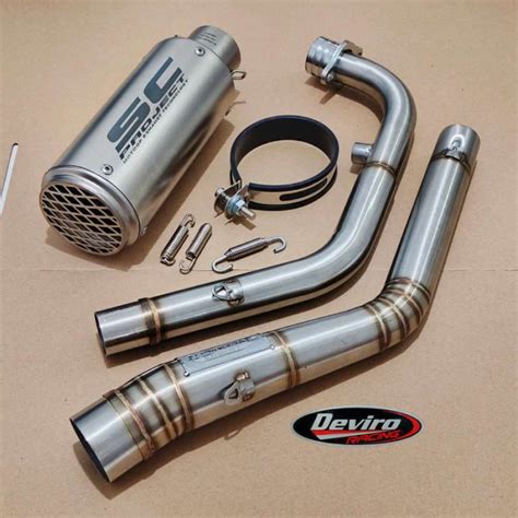 Promo Knalpot Sc Project Cr T Se Import Fs R15 V3 V4 Gsx R150 S150 Vixion Diskon 33 Di Seller