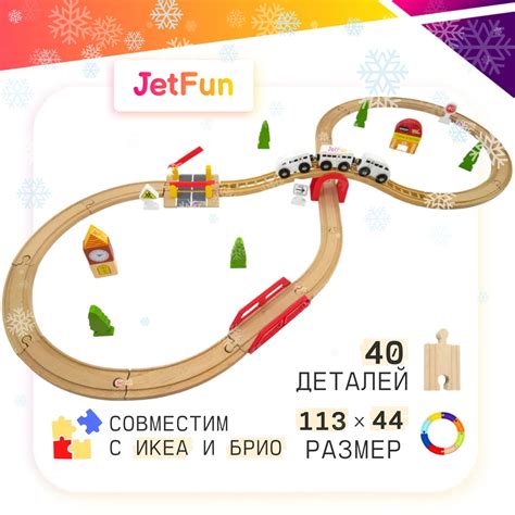 Детские железные дороги JetFun (ДжетФан) – купить игрушечную железную ...