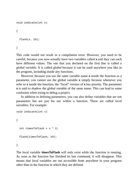 Programming Arduino 1 Pages 72 Pdf