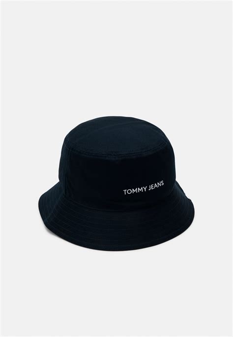 Tommy Jeans Linear Logo Bucket Unisex Hut Dark Night Navy