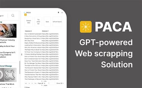 Paca Herramienta De Web Scraping Potenciada Por Ia Para La Extracci N