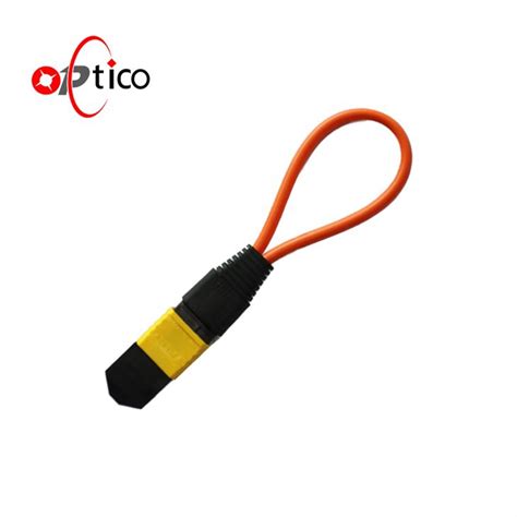 China 8 Fiber Mtp Mpo Loopback Test Cable Manufacturers And Suppliers