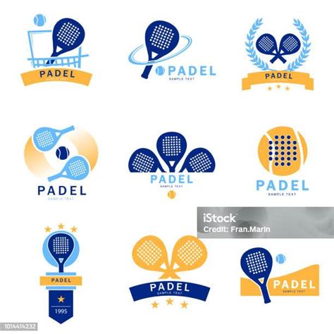 로고 Padel 테니스 라켓 파델에 대한 스톡 벡터 아트 및 기타 이미지 파델 라켓 로고 Istock
