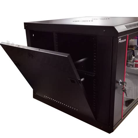 ตู้ Rack Hyperlink ขนาด 9u ลึก 60 Cm สีดำ รุ่น 9u P60