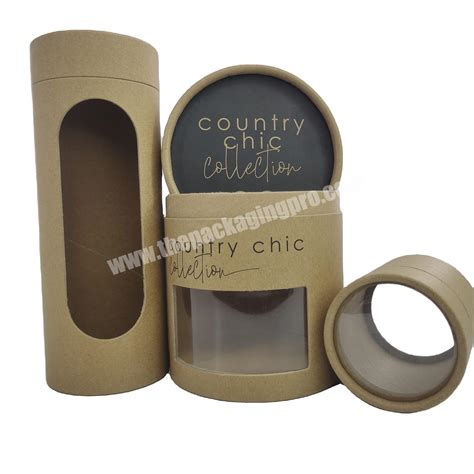 Custom Round Paper Tube Packaging Eco Friendly Cardboard Tube With