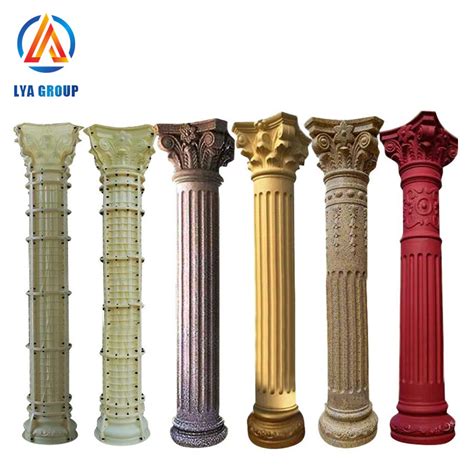 Kenya Showroom Decorative External Concrete Roman Pillar Column Mold