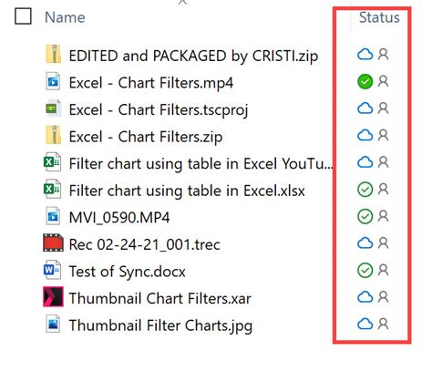 OneDrive Sync Icons Explained Chris Menard Training