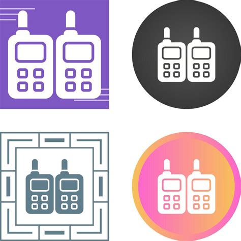 Two Way Radio Vector Icon 40798050 Vector Art At Vecteezy