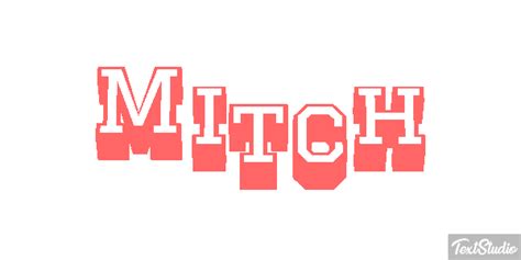 Mitch Name Animated  Logo Designs