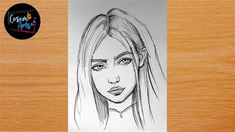 Girl Face Pencil Sketch How To Draw A Beautiful Girl Face Pencil Sketch