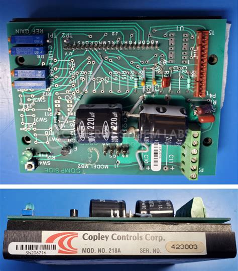 Copley Controls 218a Servo Amplifier Unit Control System Labs