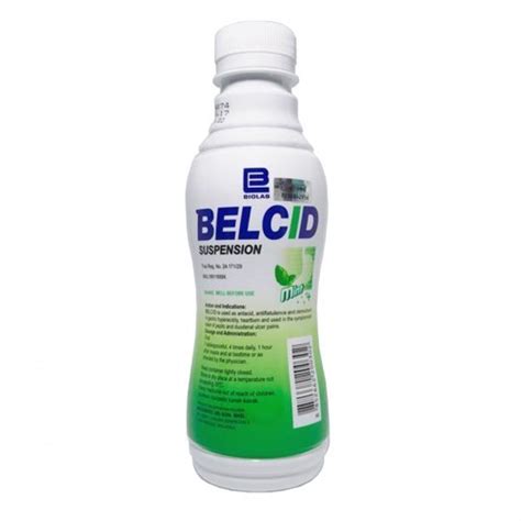 Belcid Antacid Suspension 240ml Mint Shopee Malaysia