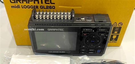 Graphtec Gl260 Bộ Ghi Dữ Liệu 10 Kênh độc Lập Truyền Tín Hiệu Không Dây Semiki Com