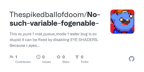 Github Thespikedballofdoomno Such Variable Fogenable This Svpure