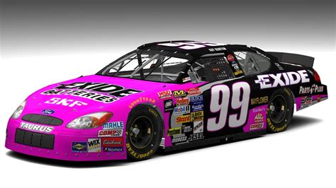 Retro 1999 Jeff Burton 99 Exide Batteries Ford Sng 2003 05 Mod