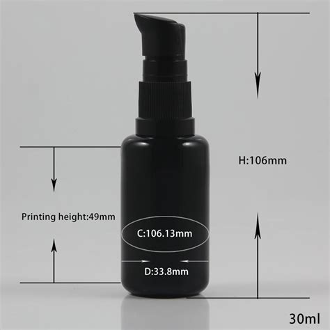 플랫 숄더 30ml 세럼 병 화장품 용기 유리 펌프 병 1 온스 페이셜 세럼 병리필 병 Aliexpress