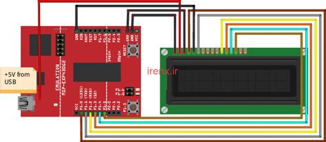 آموزش راه اندازی ال سی دی کاراکتری با لانچ پد MSP430