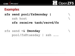 Openzfs Send And Receive Ppt