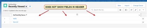 lightninglistview list view for custom object does not show fields in