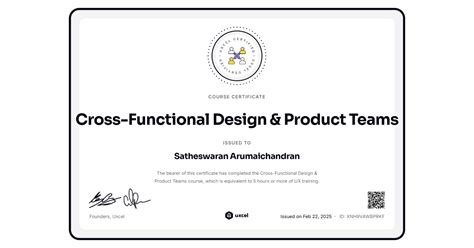 Uxcel Course Certificate Of Completion Uxcel