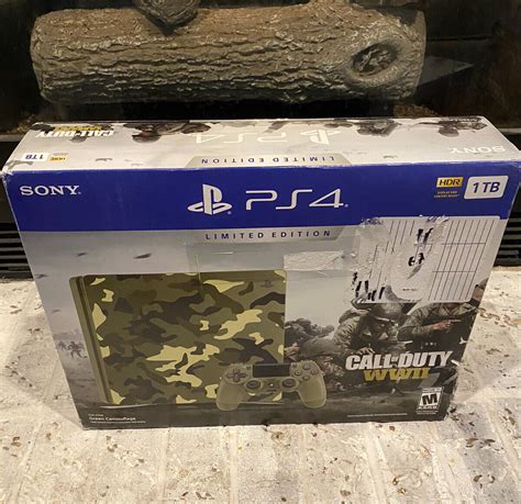 Sony Playstation 4 Slim Call Of Duty Wwii Limited Edition 1tb Green