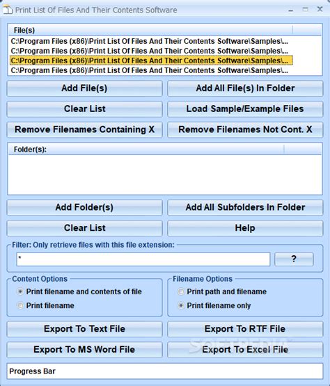 Print List Of Files And Their Contents Software Download Softpedia