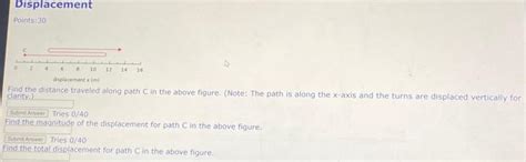 solved displacement points 30 9 2 4 5 10 12 16 displacement