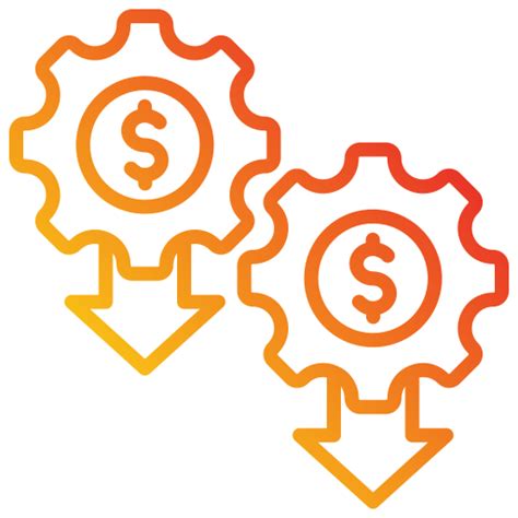 Reducir El Costo Iconos Gratis De Electr Nica