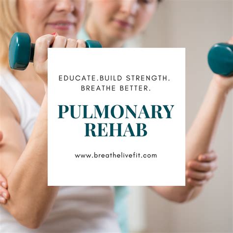 Educate Build Strength Breathe Better Pulmonary Rehab
