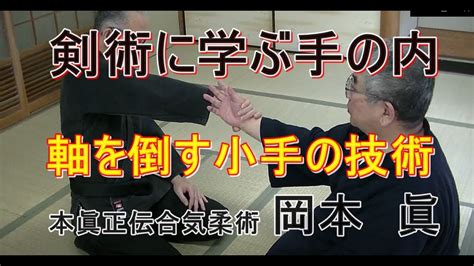 合気柔術チャンネル 合気柔術 031 剣術に学ぶ「手の内」 Aiki Makoto Okamoto Youtube