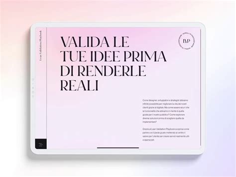Lean Validation Playbook By Mattia Carletti For Fightbean On Dribbble