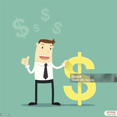 남자 사업가 미국 달러 표시 가리키기에 대한 스톡 벡터 아트 및 기타 이미지 가리키기 개념 개념과 주제 Istock