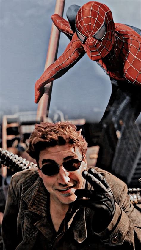 Spider man x Doc Ock wallpaper Супергерои Гики Кино