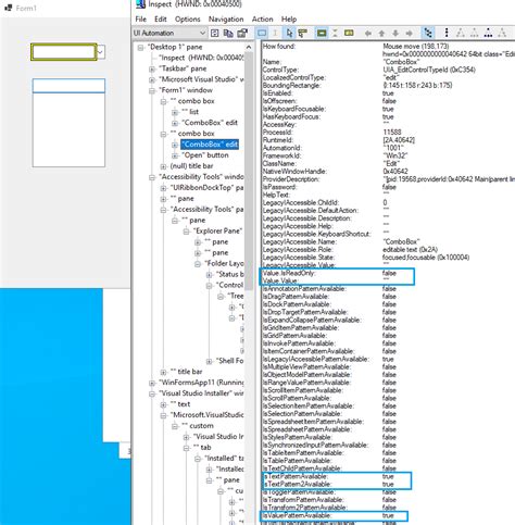 [accessibility] The Edit Element In Combobox With Dropdownstyle