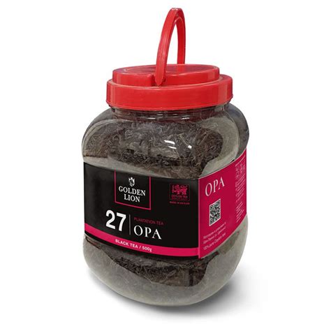 Чай GOLDEN LION черный цейлонский крупнолистовой, OPA black tea, 500 гр ...