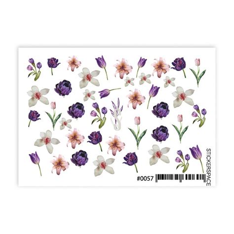 Наклейки для дизайна ногтей Stickersspace Sliders Color 0057 купить