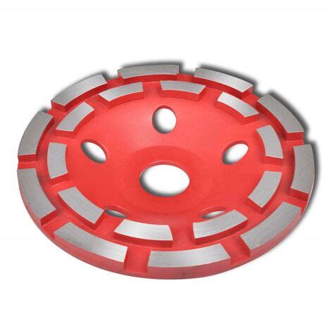 Disque de broyage diamanté à double ligne meuleuse meule 125 mm assiette