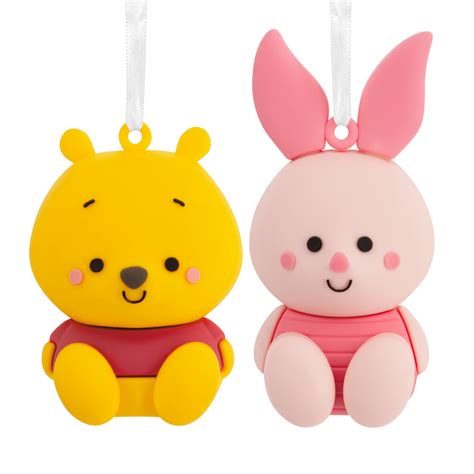 Better Together Disney Winnie The Pooh And Piglet Magnetic Hallmark Ornaments Set Of