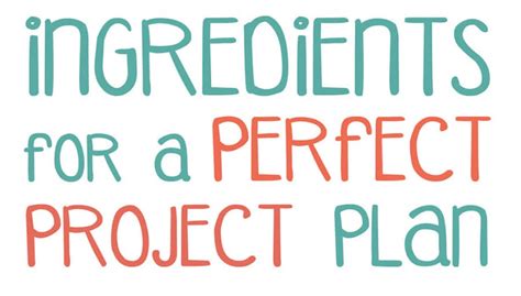 10 Essential Elements For The Perfect Project Plan