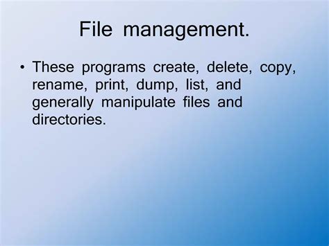 Operating System System Programs Pptx