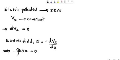 solved as you move along the x axis the electric potential is zero