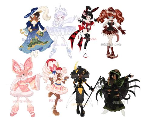 Magical Girl Adopts 48 Open By Lymerikk On Deviantart