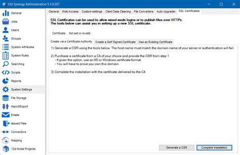 Create A Certificate Via A Certificate Authority Ca
