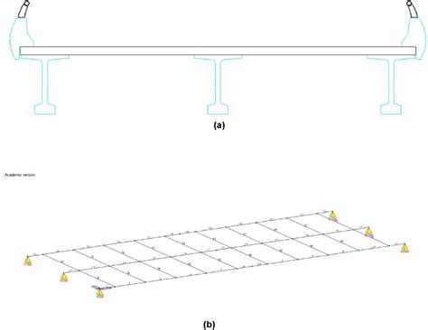 Grillage Discretization A Girder Bridge Deck Cross Section B