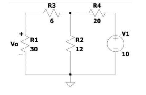 Solved Determine The Value Of V From The Figure Below Using