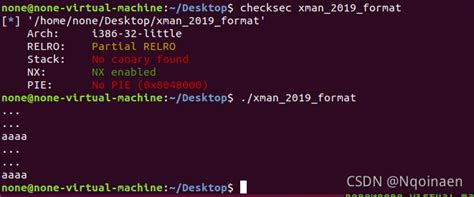 xman 2019 format（非栈上格式化字符串仅一次利用的爆破） 非栈 一次性格式化字符串利用 csdn博客