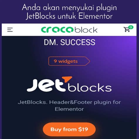 Jual Jetblocks Headerandfooter Plugin Fore Lementor Shopee Indonesia