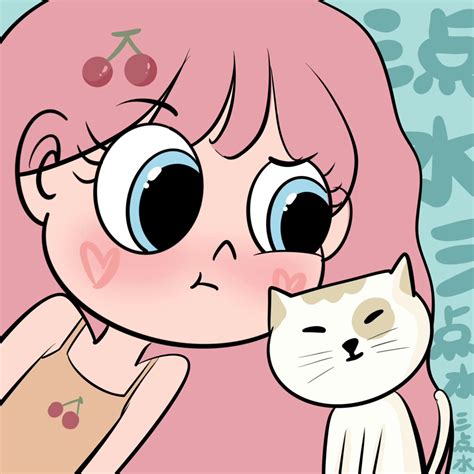 女生卡通头像 高清图片，堆糖，美图壁纸兴趣社区