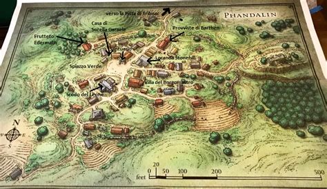 Mappa Phandalinpng Immagini Dragons´ Lair